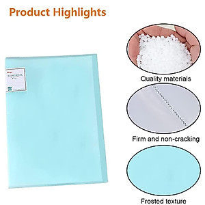 A3 30 Pags Diamond Painting Storage Book, Painting Storage Book 30 Clear Pockets Sleeves Protectors Art Portfolio Book, Display Book, Clear View A3 Document Folder for Painting Presentation (Green)