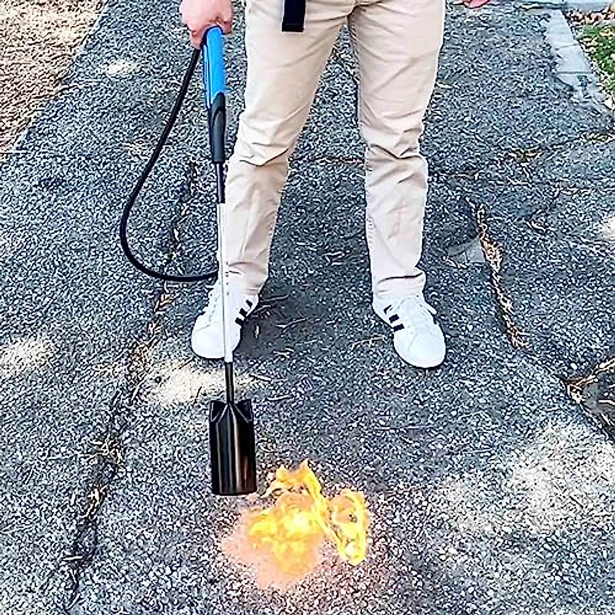 Flame King Propane Torch Kit Heavy Duty Weed Burner 500,000 BTU with 10-FT Hose, 39 inches Long for Weed Burning, Melting Ice and Snow, and Roofing