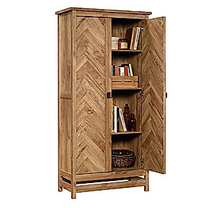 Sauder Cannery Bridge Storage Cabinet, Sindoori Mango finish