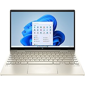 HP - Envy 2-in-1 13inch Touch-Screen Laptop - Intel Evo Platform Core i5-1135G7 - 8GB Memory - 256GB SSD - Pale Gold - Backlit Keyboard -Fingerprint Reader -Thunderbolt - WiFi 6 13-13.99 inches