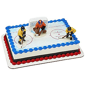 Hockey FaceOff DecoSet Cake Decoration