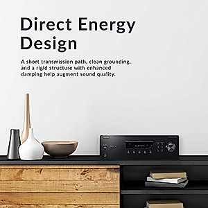 Pioneer SX-10AE Home Audio Stereo Receiver with Bluetooth Wireless Technology - Black