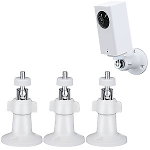 Wall Mount Compatible with Wyze Cam Pan V3 & Wyze Cam Pan V2 & Wyze Cam V3, Adjustable Mount Bracket for Wyze Cam Outdoor(Camera not Included) (3pcs)