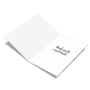 NobleWorks - 1 Thank You Notecard for Teacher - Team Sports Gratitude, Student Athlete Appreciation Card with Envelope, Notes for Mentors and Instructor - Life-Changing Coach C3127TYG