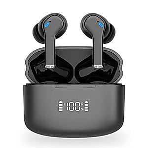 M48-Wireless Bluetooth Headset，Wireless Earbuds，Noise Cancelling Earbud，HD Sound Quality，deep bass，Sports Game headse，IPX6 Waterproof Stereo, Support to Summon The Voice Assistant, Black