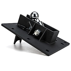 Folding Ball Gooseneck Hitch 61052 30,000 lbs Compatible with Chevrolet Silverado/GMC Sierra/Ford/Dodge Ram and Other Models Black 2-5/16 Inch Ball