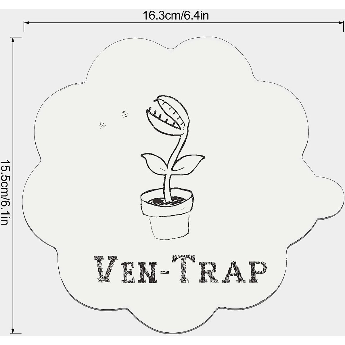 12 Pumpkin Shaped Flea Board Refill Replacement Traps - Glue Discs Fits Halloween Pumpkin Shape Trap
