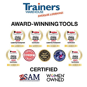 Office Oxygen Trainers Warehouse Thumball Bundle | Conversation Starter and Ice-Breakers Including Get Happy at Work, Getting to Know You, and Common Ground Thumballs