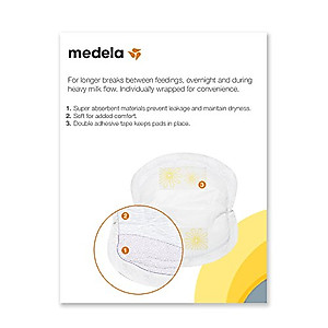 Medela Nursing Pads, Disposable Breast Pad, Pack of 60