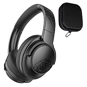PowerLocus Active Noise Cancelling Headphones, Bluetooth Over-Ear Headphones with Noise Reduction, 70Hrs Playtime, Wireless Headphones, Hi-Fi Deep Bass, Foldable with Microphone for Phones/Laptops/PC
