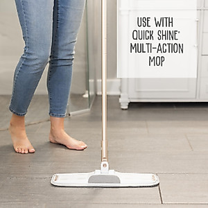 Quick Shine Hardwood Floor Luster 64oz | Plant-Based Cleaner & Polish w Carnauba | Simply Squirt & Spread | Don't Refinish It, Quick Shine It | Safer Choice Cleaner | Restore-Protect-Refresh