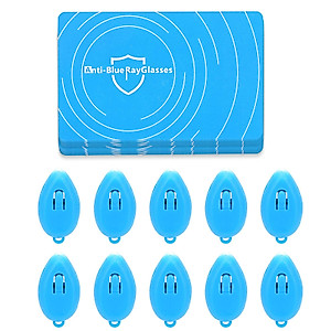10 Set Anti-Blue Light Test Card, Professional Anti-Blue Light Test Paper Including Anti-Blue Light Card and Blue Light Generator