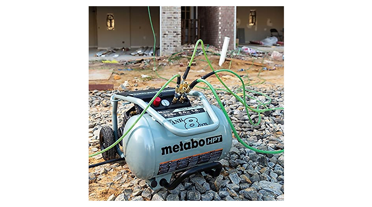 Metabo HPT 8-Gal Air Compressor | High Performance & Mobility