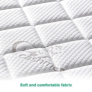 Premium Foam Dual-Sided Crib & Toddler Mattress,100% Knitted Fabric,Premium Fleece-Hypoallergenic,5"Firm Soft Crib Mattress, Non-toxic Toddler Bed Mattress Fits Standard Full-Size Cribs & Toddler Beds