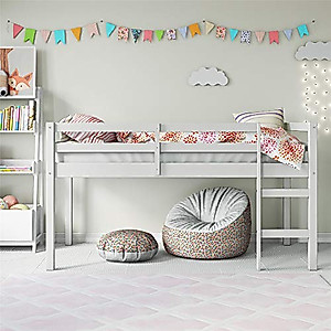 Dorel Living Milton Junior Twin Loft Bed, White
