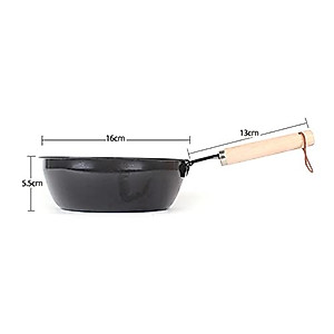 Ochine Chimney Charcoal Starter Pot BBQ Grill Tools Chimney Lighter Basket Canister Camping Burner Pot Chimney Starter Basket Pot Camping Barbecue Brazier with Wood Handle for Grilling Coal Burner