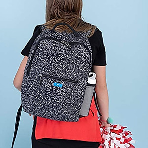 SCOUT Pack Leader Backpack, Lightweight School Backpack for Women, Water-Repellent Book Bag with Laptop Sleeve, Zipper Compartments, and Padded Straps in By the Treeshore (Multiple Patterns Available)