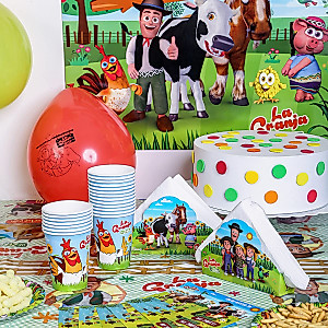 LA GRANJA DE ZENON Supply Birthday | Party Decorations Set serves 20 for Creating Theme Party