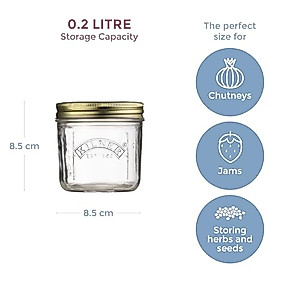 Kilner Wide Mouth Preserve Jar 0.2 Litre