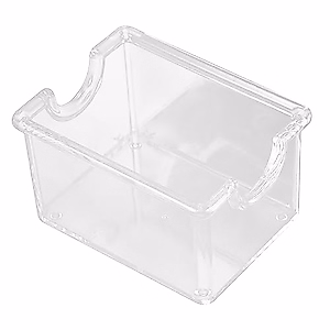 Hoement Tea Bag Storage Box Clear Organizer Bags Teabag Organizer Box Clear Organizer Box Condiment Packet Organizer Countertop Coffee Pod Box Sauce Packet Holder Tea Bag Organizer Office