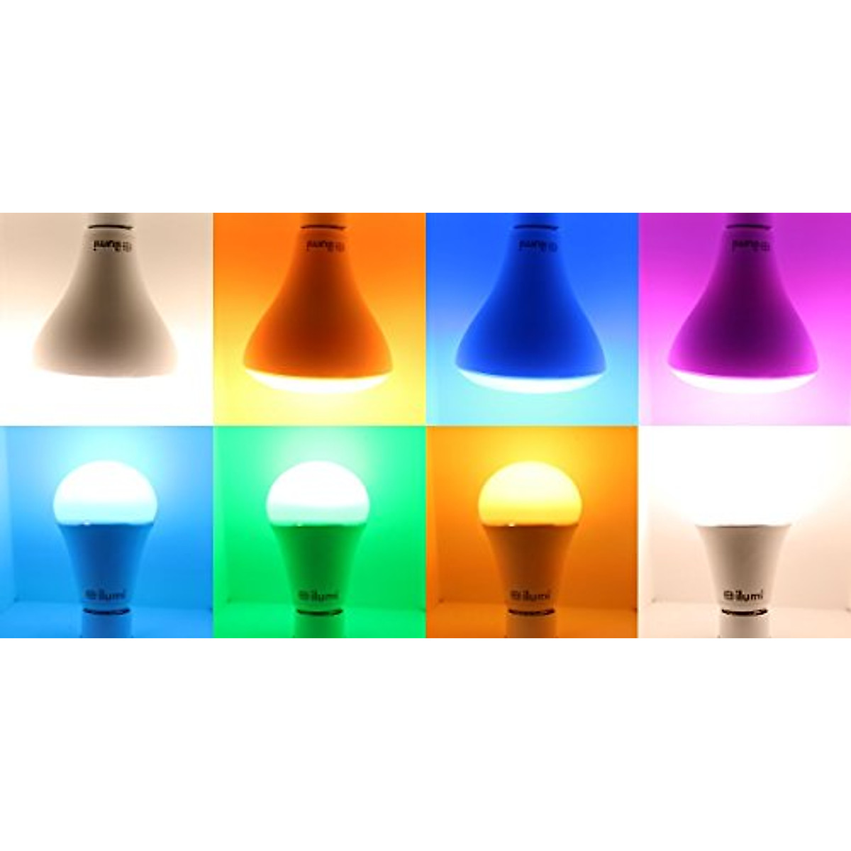 ilumi Bluetooth Smart LED A19 Light Bulb, 2nd Generation - Smartphone Controlled Dimmable Multicolored Color Changing Light - Works with iPhone, iPad, Android Phone and Tablet