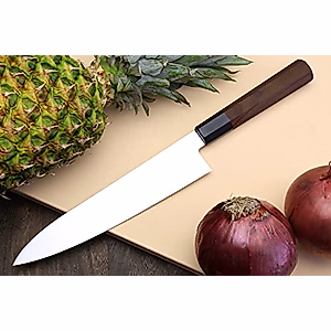 Yoshihiro Ice Hardened Stainless Steel Japanese Chef Knife Set (Gyuto (210mm) & Petty (150mm))