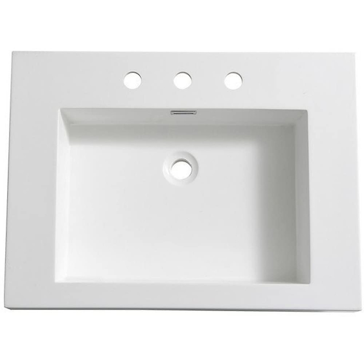 Fresca Potenza 28" White Integrated Sink/Countertop