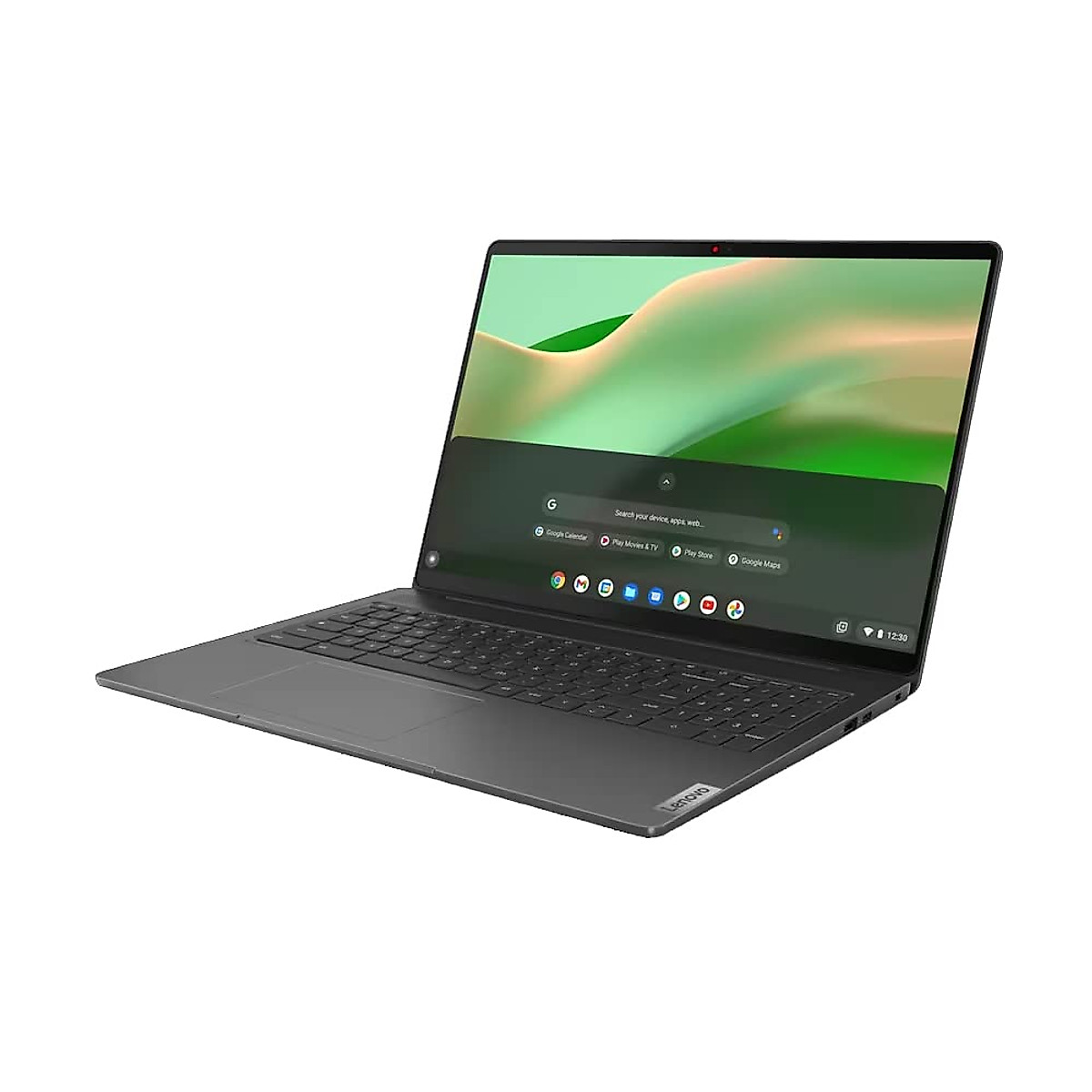 Lenovo IP 5 Chrome | 16" 2.5K 120Hz Gaming Chromebook | Core i3-1215U | 8GB RAM | 128GB eMMC 5.1 | FHD Camera | RGB Backlit Keyboad | Wi-Fi 6 + Bluetooth 5.3 | Storm Grey | Chrome OS (Renewed)