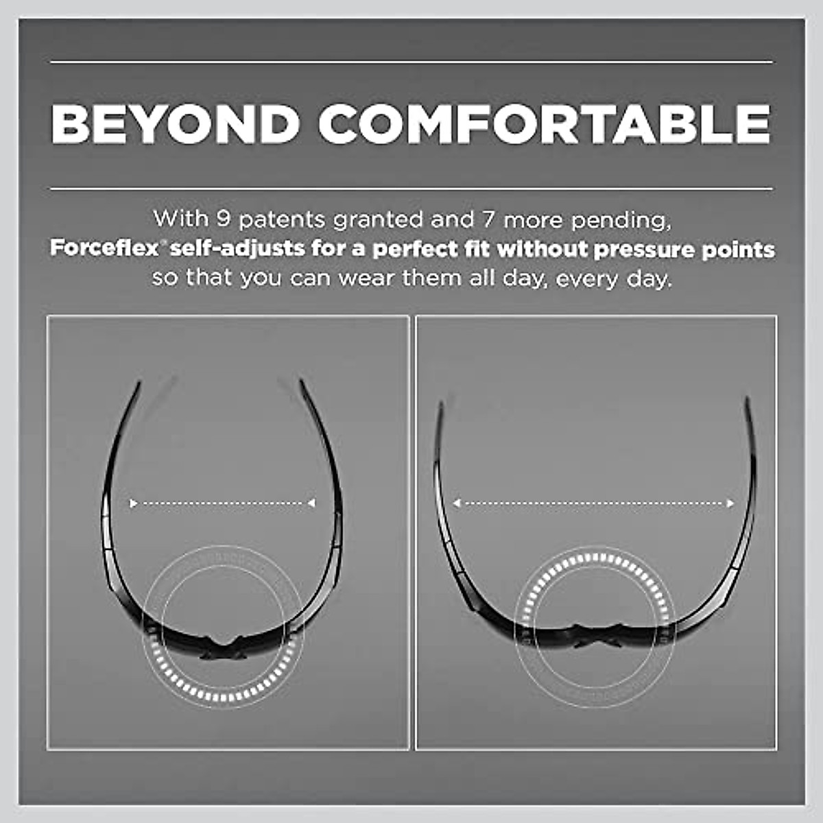 FORCEFLEX Karv | Flexible, Unbreakable Sports and Running Sunglasses for Men and Women