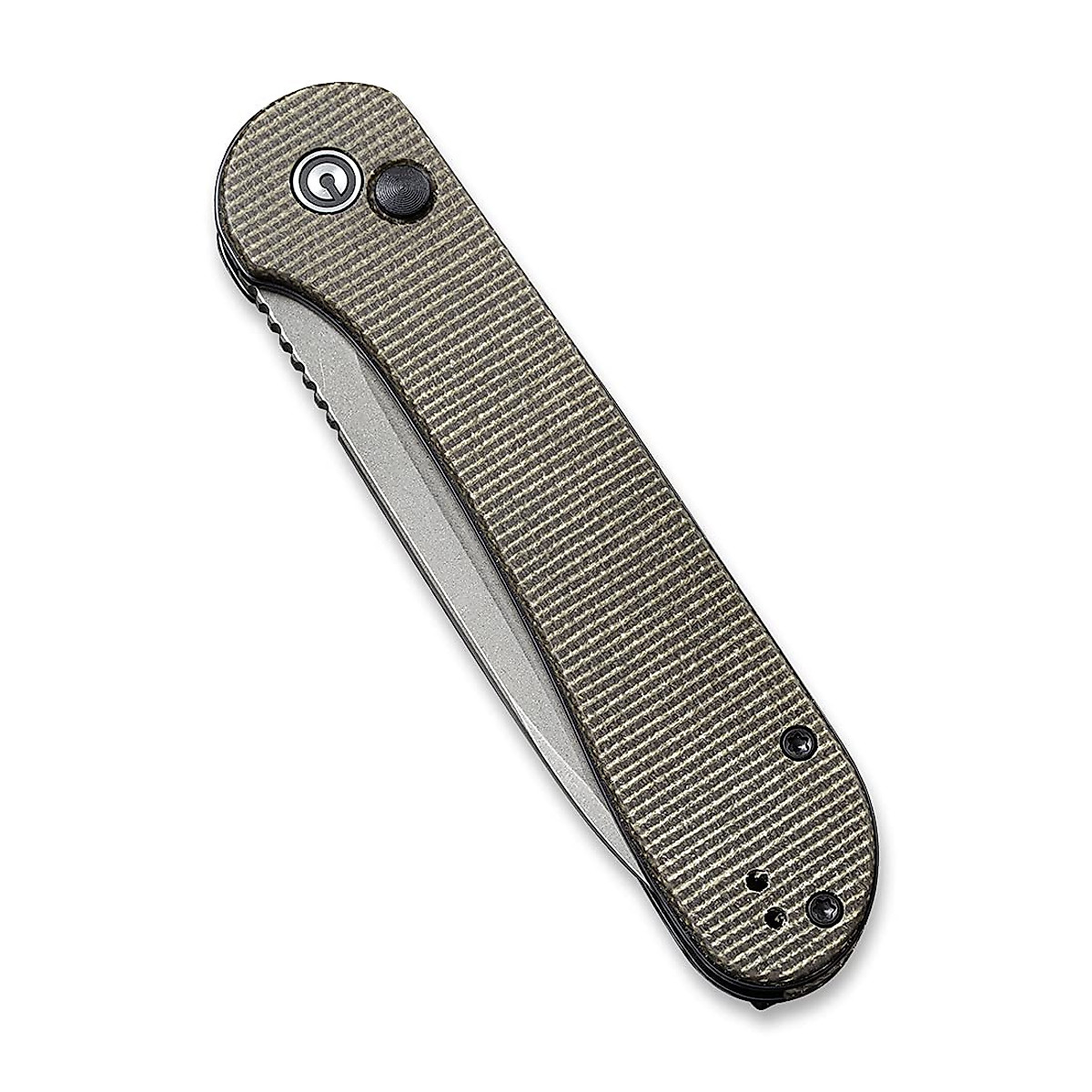 CIVIVI Button Lock Elementum Bundled Titanium Pocket Clip, Great EDC Knife Set