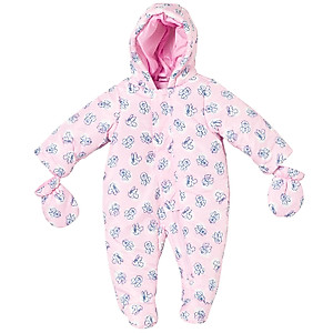 Disney Minnie Mouse Newborn Baby Girls Outerwear Pram Suit Pink 0-3 Months