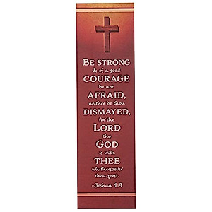 Bible Bookmarks, Tear-Proof and Water-Resistant - Each Measures 7" Long x 2" Wide, Set of 10, 5 Designs
