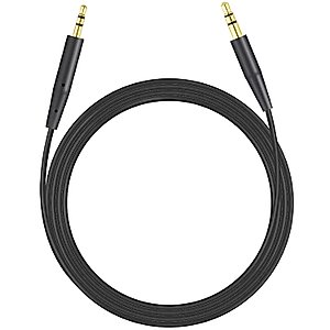 Sqrmekoko QC35 Cable Replacement Soundlink Cord Quietcomfort 35 ii Headphone Audio Wire Compatible with Bose Soundtrue Quietcomfort 35 QC35 ii QC25 700 Wireless Headphones