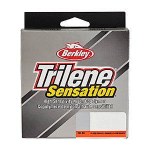 Berkley Trilene® Sensation, Blaze Orange, 14lb | 6.3kg Monofilament Fishing Line, Suitable for Freshwater Environments