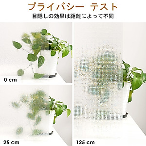 rabbitgoo Window Privacy Film Stained Glass Window Film, Mosaic Static Cling Removable Decorative Window Vinyl Rainbow Window Cling, UV Blocking Glass Door Window Cover for Home, 35.4 x 78.7 inches