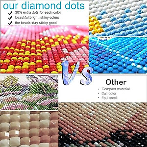 GemZono Diamond Painting Kits for Adults,Diamond Painting Kits, 5D Eyes Diamond Art Kits for Adults&Kids Beginner Gem Art Full Drill Diamond Dots Diamond Art for Adults Home Wall Decor Gifts 12x16inch
