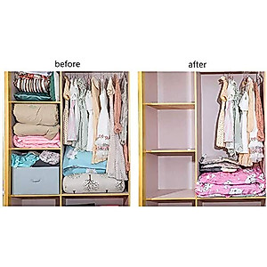 Vacuum Storage Bags Set Space Saver Bag With Pump Vacuum Sealer Bags Jumbo Large Medium Small Set (Color : Red)