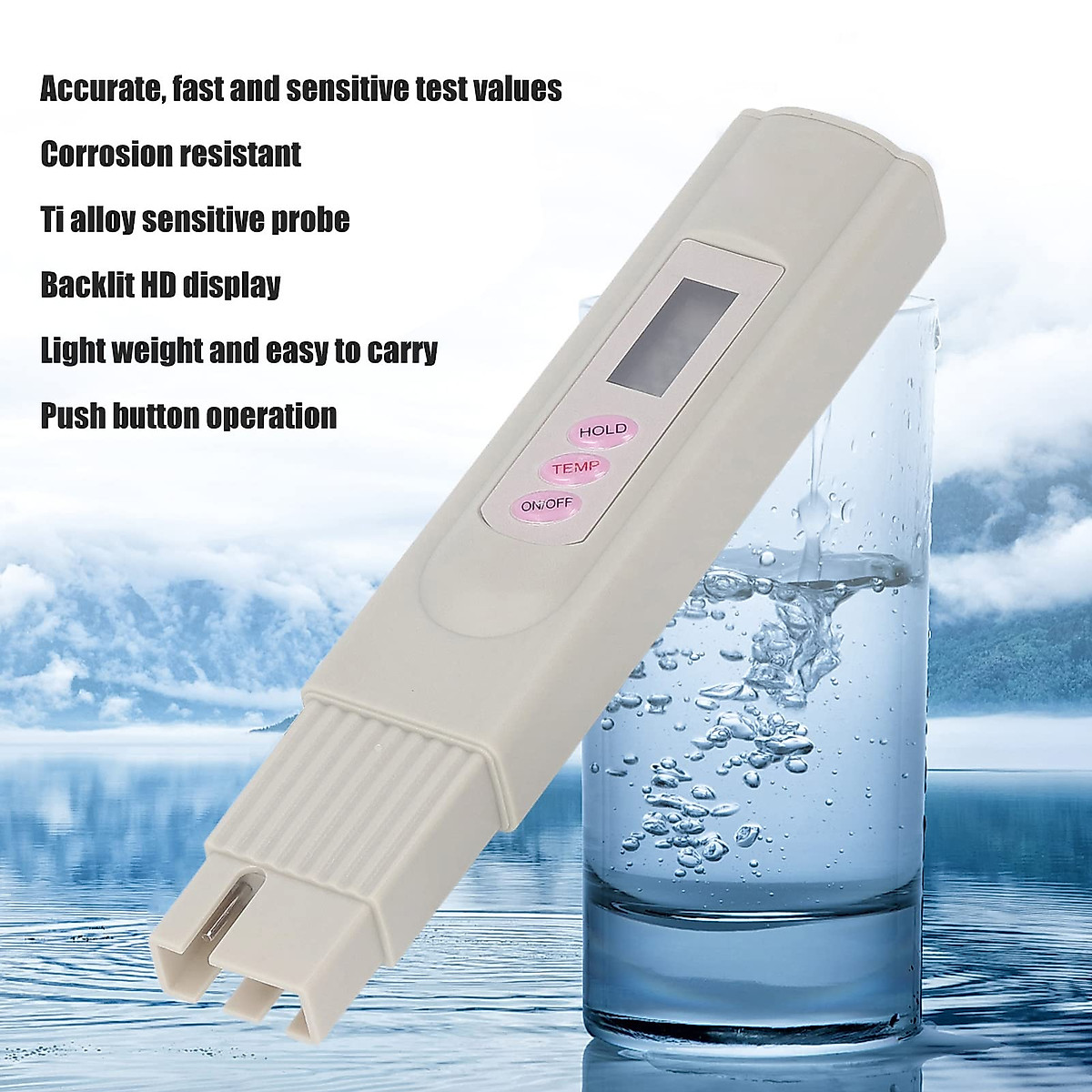 Digital TDS Tester Portable TDS Test Meter Pen Water Quality Meter Pocket Size Testing Tool