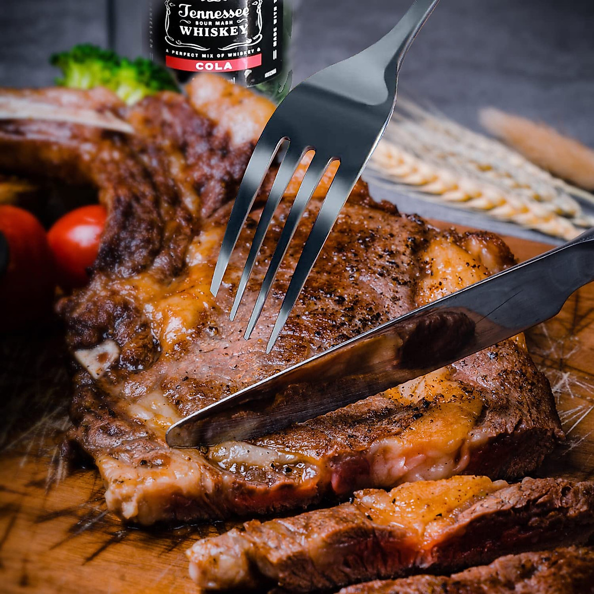 Forks,Set of 16 Top Food Grade Stainless Steel Forks Silverware Set, Dinner Forks, Flatware Forks,Cutlery Forks,8 Inches, Mirror Polished & Dishwasher Safe, New Apartment Essentials