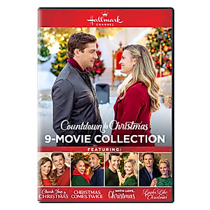 Hallmark Countdown to Christmas 9-Movie Collection featuring: Check Inn to Christmas, Christmas Comes Twice, Christmas Land, 12 Gifts and more