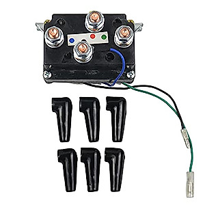 500A 12V Heavy Duty Waterproof Winch Solenoid Replacement for Trucks Winches up to 17,000lb