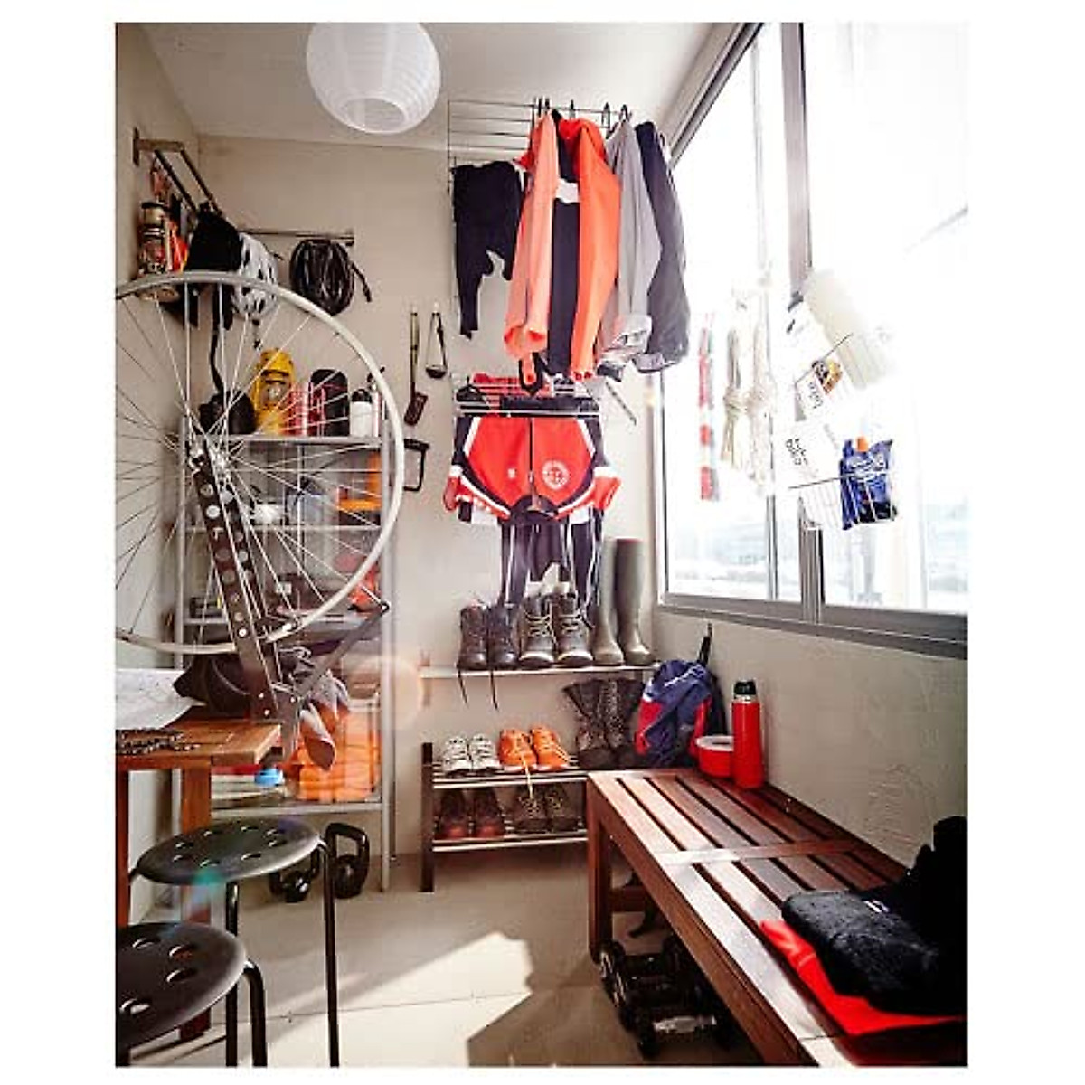 IKEA Marius Home, Study & Office Stool (45 cm, Black)