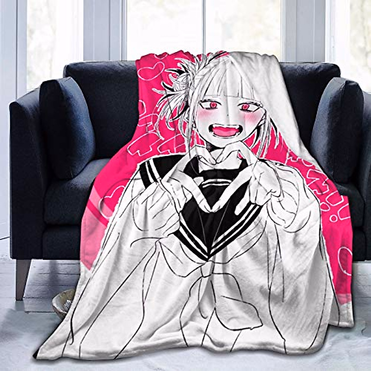 My Hero Academia-Himiko Toga Ultra-Soft Micro Fleece Blanket Throw for Sofa Bedding Home Travel Camping 60in*80in