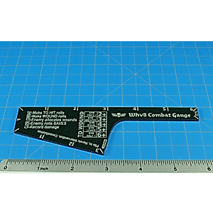 LITKO Close Combat Gauge | Compatible with Warhammer 8th Edition | (Translucent Green)