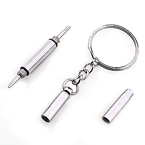 LANYUER Keychain Screwdriver Eyeglass Sunglasses Watch Repair Kit Tool