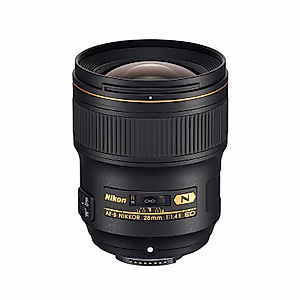 Nikon AF-S NIKKOR 28mm f/1.4E ED f/1.4-16 Fixed Zoom Camera Lens, Black