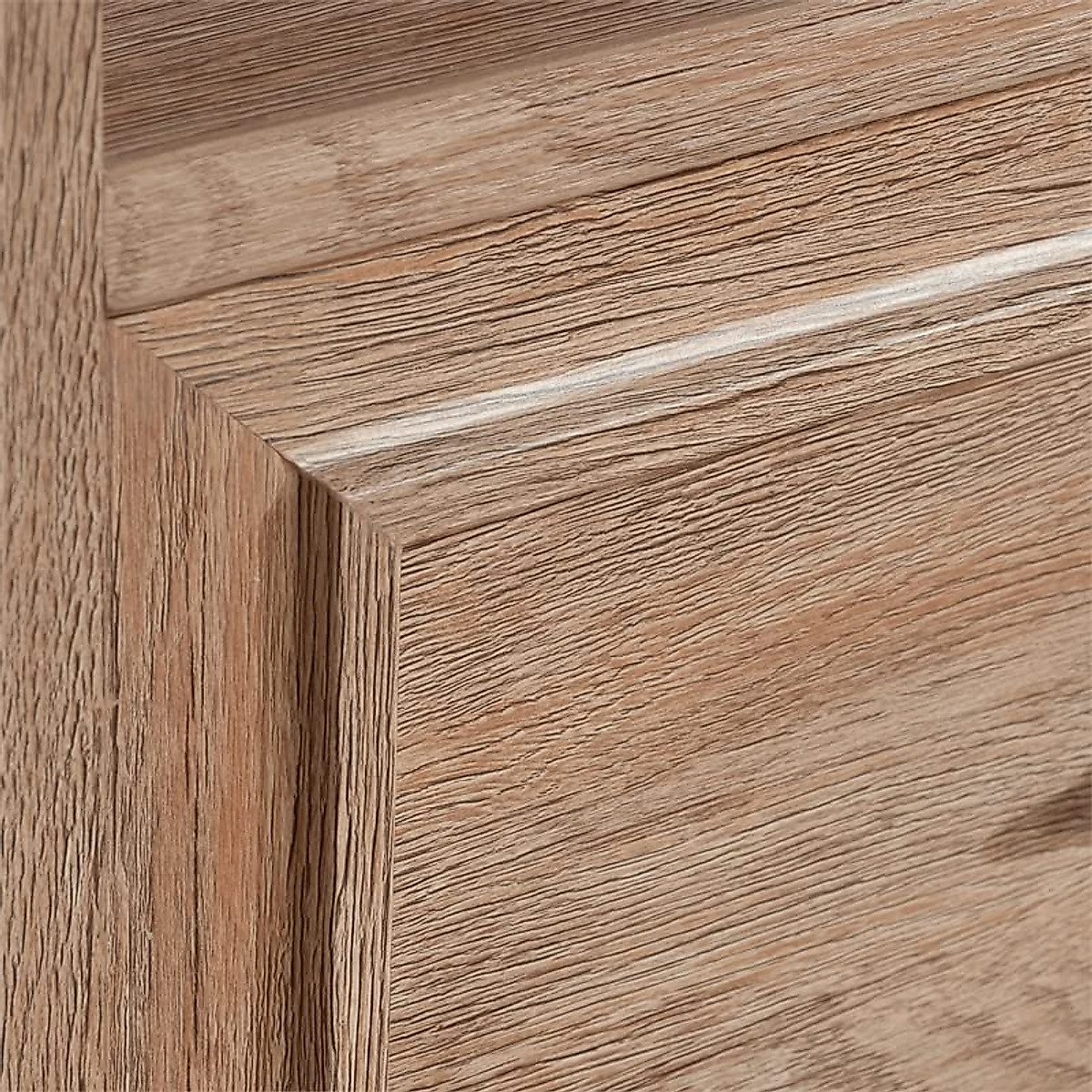 Sauder Rollingwood Engineered Wood 4 Shelf Bookcase in Brushed Oak