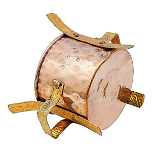 IBA Indianbeautifulart Royal Traditional Copper Brass Food Warmer Indian Sigdi Kitchenware Angeethi