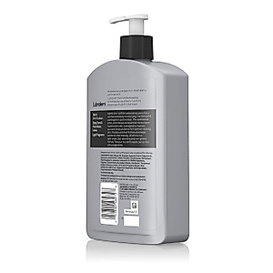 Lubriderm Men's 3-In-1 Lotion Enriched with Soothing Aloe for Body and Face, Non-Greasy Post Shave Moisturizer with Light Fragrance, 16 fl. oz
