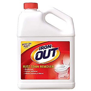 Iron OUT Powder Rust Stain Remover, Remove and Prevent Rust Stains in Bathrooms, Kitchens, Appliances, Laundry, and Outdoors, 9.5 Pound